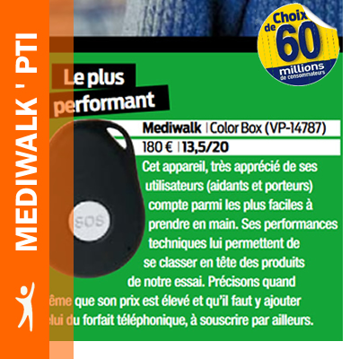 PTI | balise gps| Localisation et alerte | Mediwalk